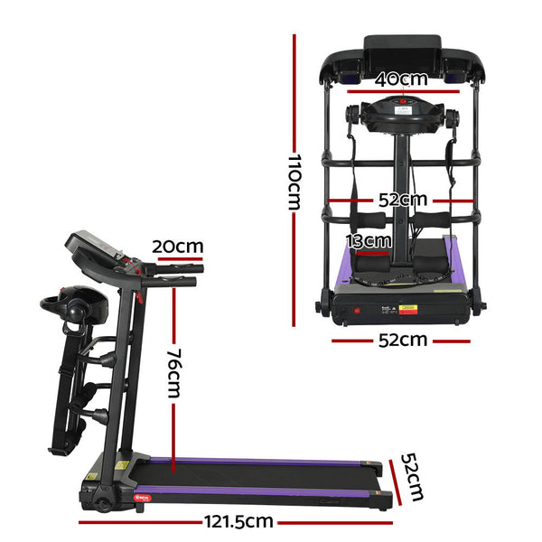 Treadmill Electric Home Gym Fitness Exercise Machine with Massager 400 ...